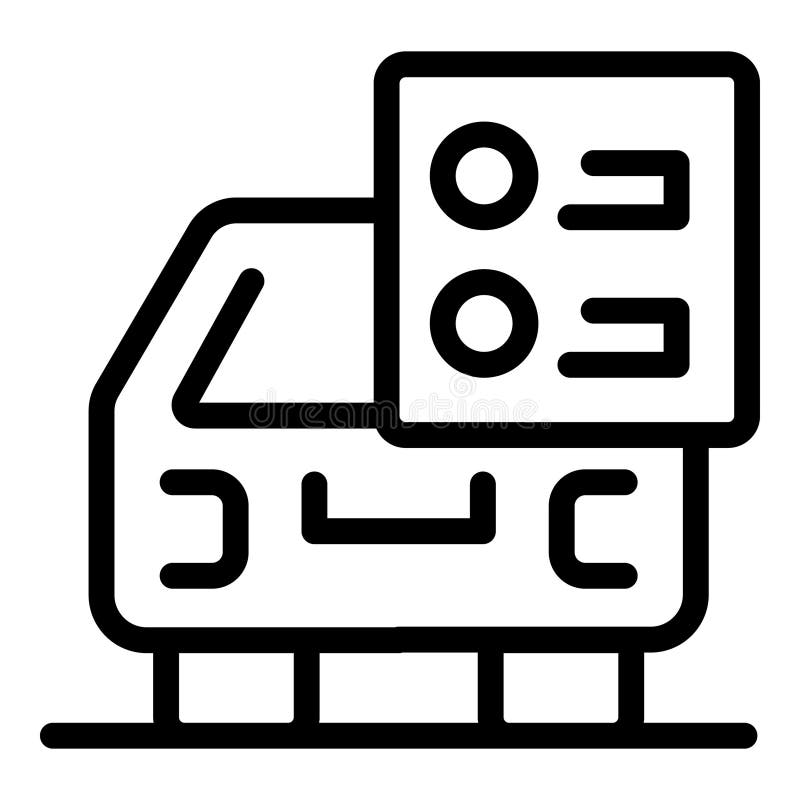 Autonomous Self Driving Vehicle Using Artificial Intelligence Icon ...