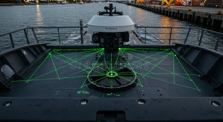 Autonomous Ship LIDAR System Scan Autonomous Navigation Safety at Sea ...