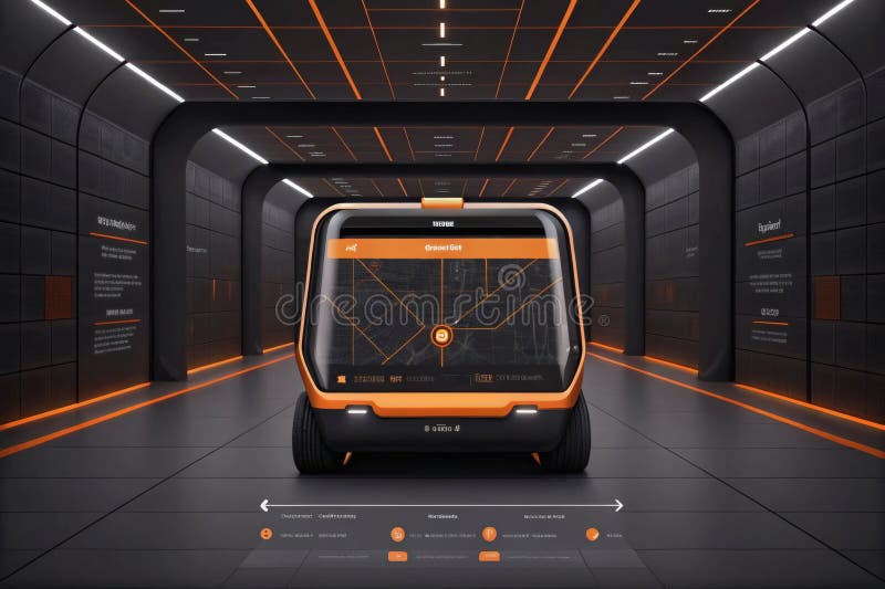 Autonomous Underground Shuttle Interface with Grid Mapping, Elevation ...