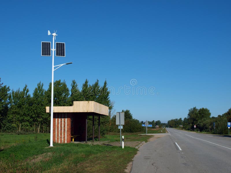 Autonomous street light stock image. Image of wind, stop - 34054397