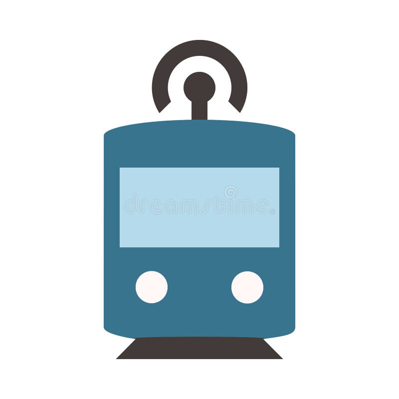 Metro Map Pixel Perfect Blue RGB Color Icon Stock Illustration ...