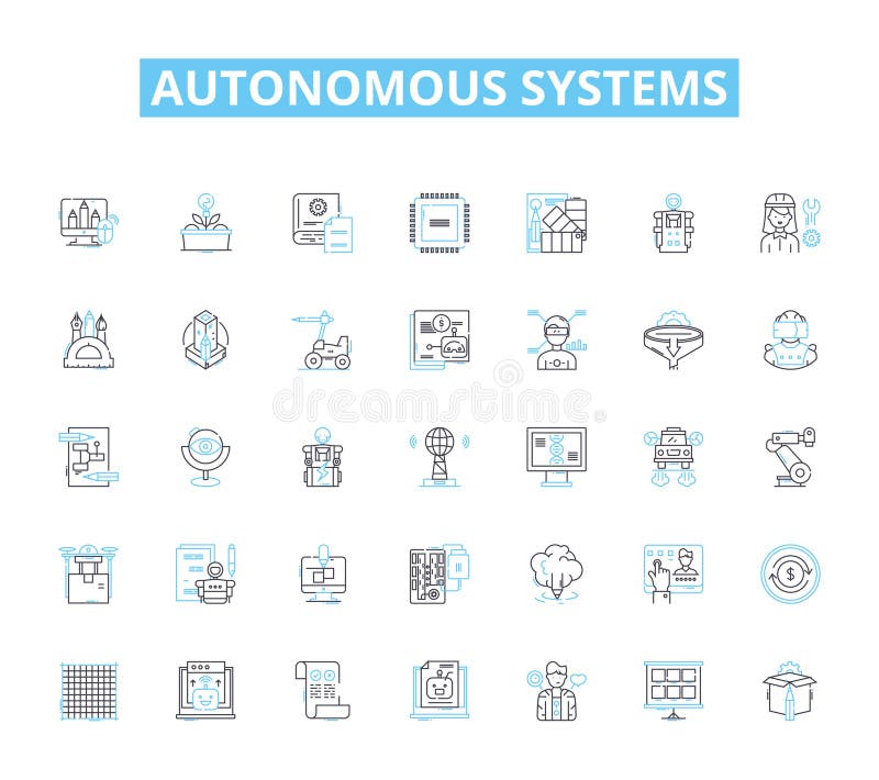 Autonomous Systems Linear Icons Set. Robotics, Automation, Self-driving ... Autonomous Systems Linear Icons Set. Robotics, Automation, Self-driving ...