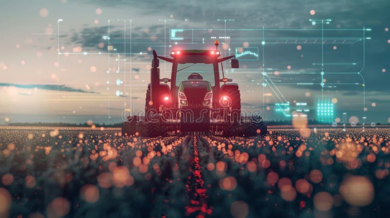 Autonomous Tractor Plowing Field Using Artificial Intelligence in ...