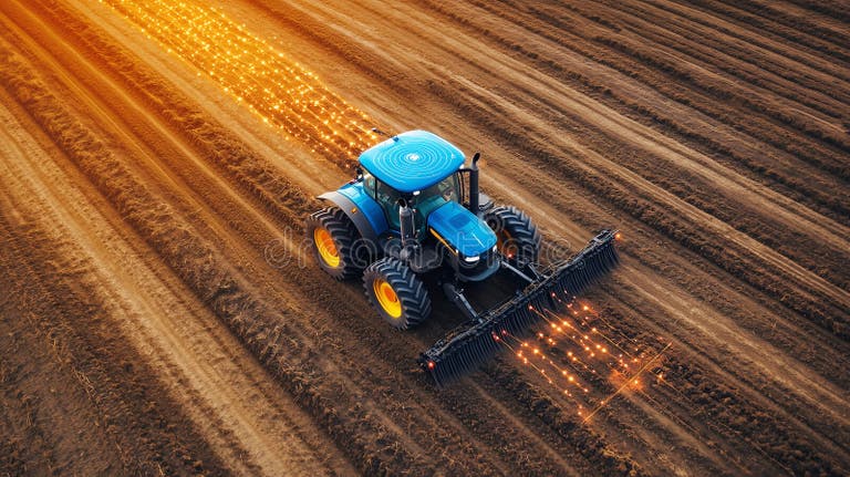 Autonomous Tractors Plowing Fields with Satellite-Guided Precision ...