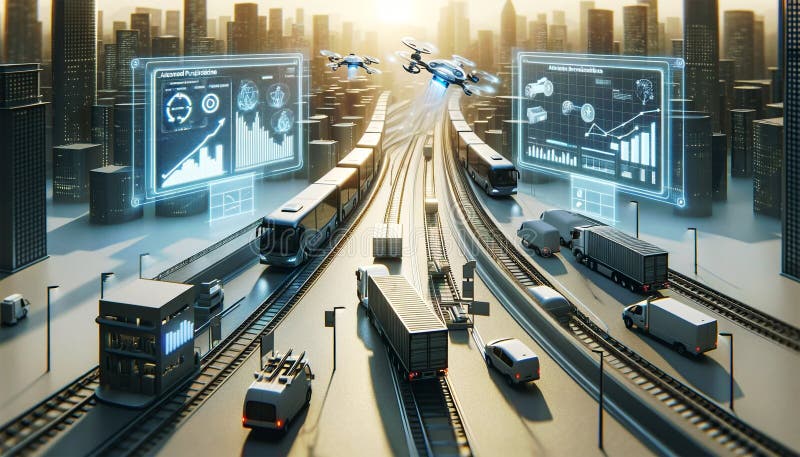 Autonomous Transportation Network with Drone Traffic Self-driving ...