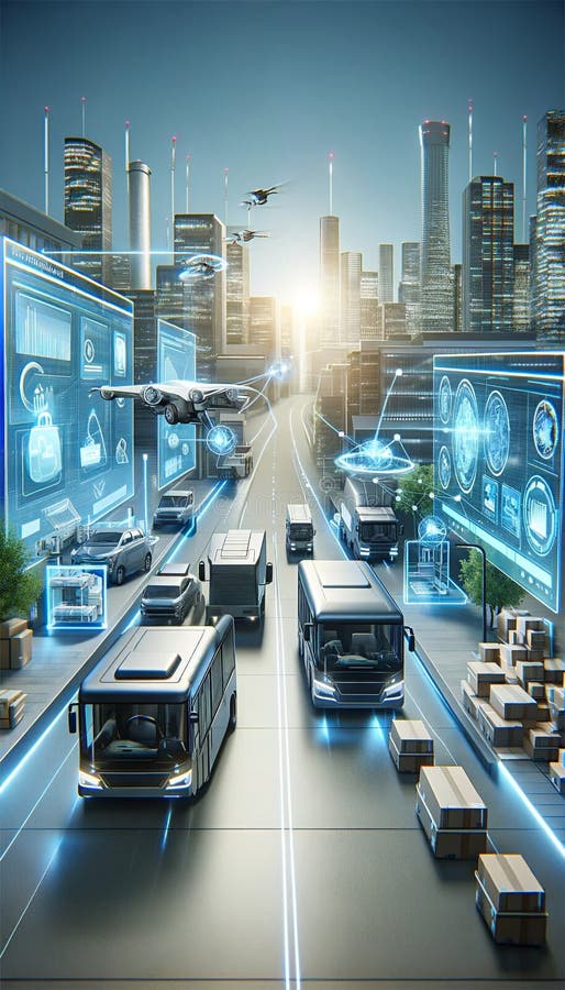 Autonomous Transportation Network with Drone Traffic Self-driving ...