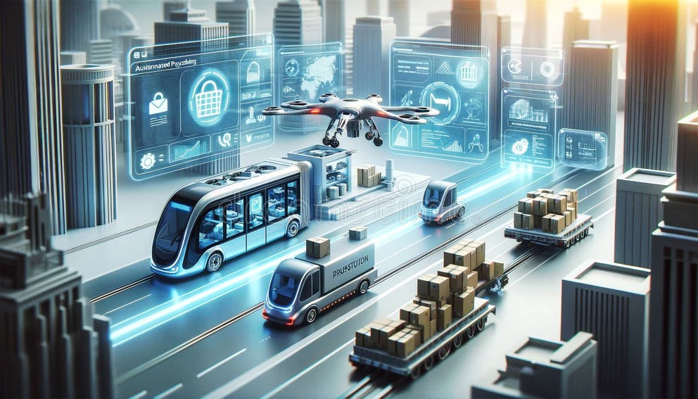 Autonomous Transportation Network with Drone Traffic Self-driving ...