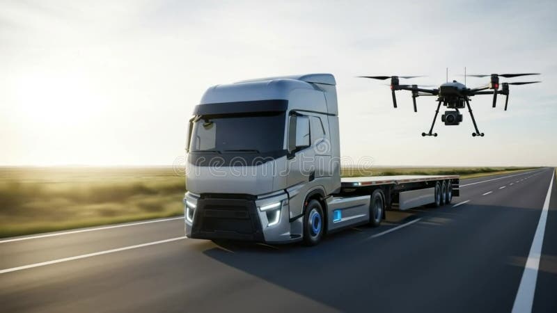 Autonomous Truck and Drone on the Road: Efficient Logistics and Safety ...