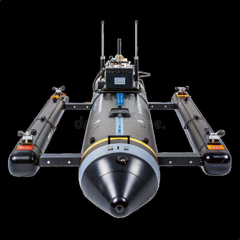 Autonomous Underwater Glider Exploring Depths with Sensor Arrays on ...