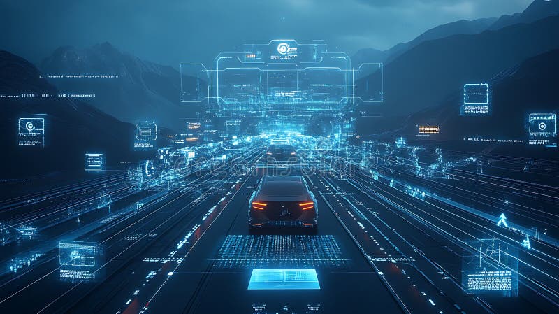 Autonomous Vehicle Driving on a Highway with Digital Information ...