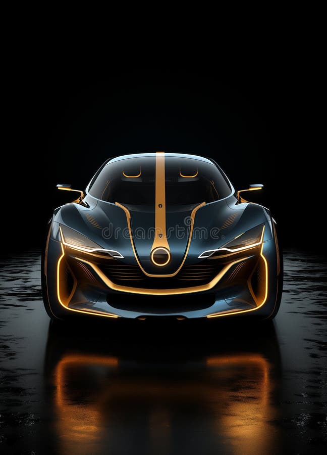 Autonomous Vehicle Interface - Smart Car Technology Stock Image - Image ...