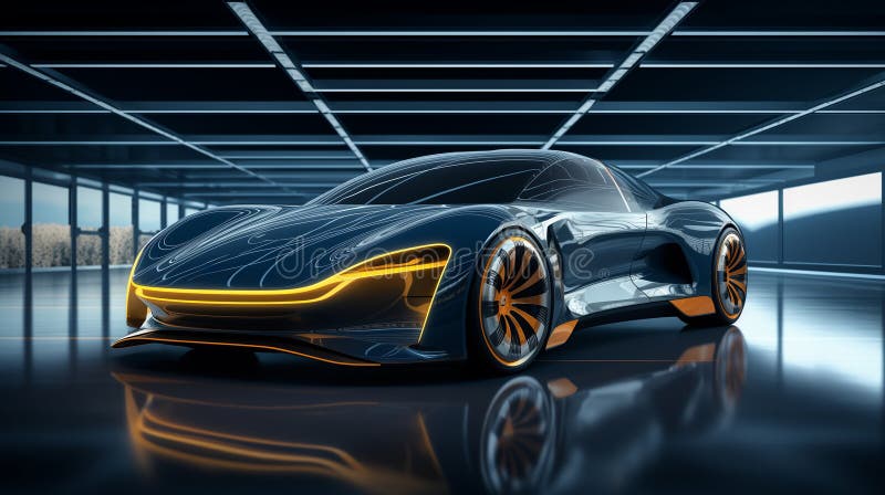 Autonomous Vehicle Interface - Smart Car Technology Stock Photo - Image ...