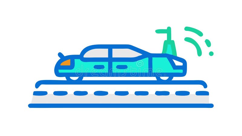 Autonomous Vehicle Smart Car Technology Vector, Vector Design ...