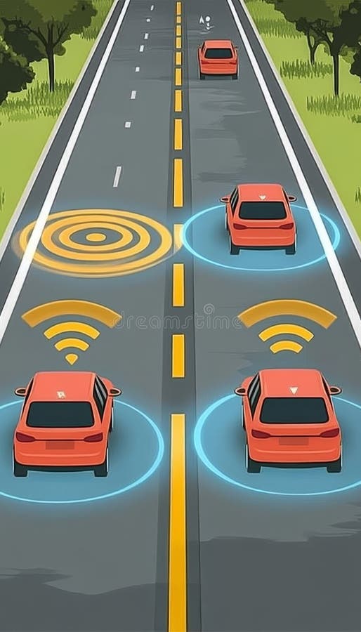 Autonomous Vehicles Driving on Highway with Smart Technology, Network ... Autonomous Vehicles Driving on Highway with Smart Technology, Network ...