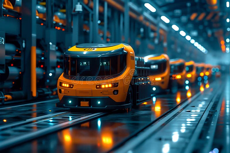 Autonomous Vehicles Transporting Goods within a Smart Factory ...