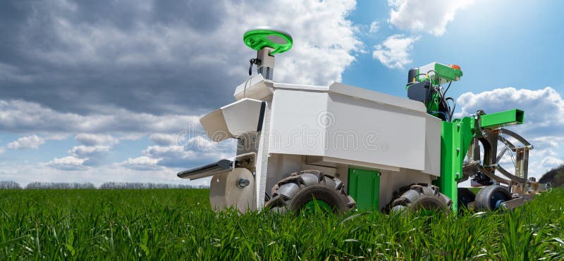 Autonomous Wheeled Robot is Working in an Agricultural Field. Using ...