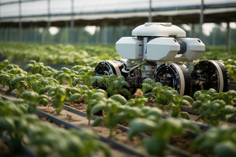 Autonomous Wheeled Robot is Working in an Agricultural Field. Using ...