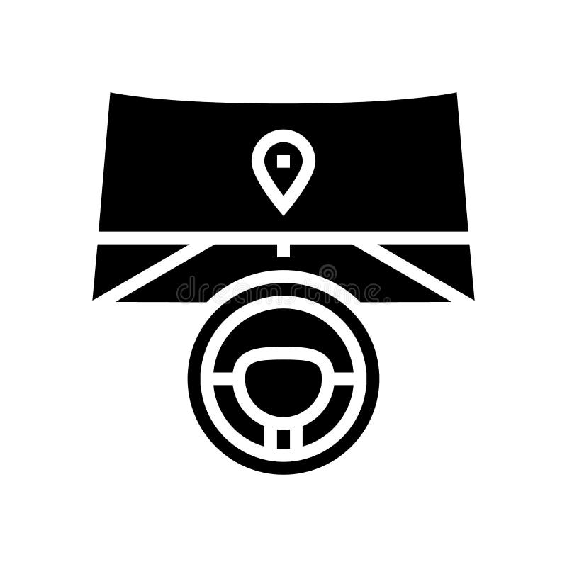 Autopilot Navigation Glyph Icon Vector Illustration Stock Vector ... Autopilot Navigation Glyph Icon Vector Illustration Stock Vector ...