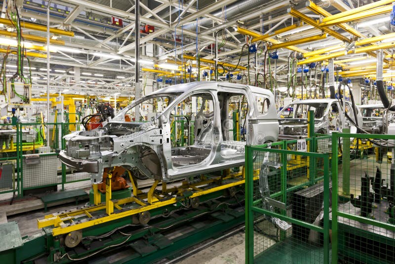 Autoproduktion 3 stockfoto. Bild von produktion, mechaniker - 24315906