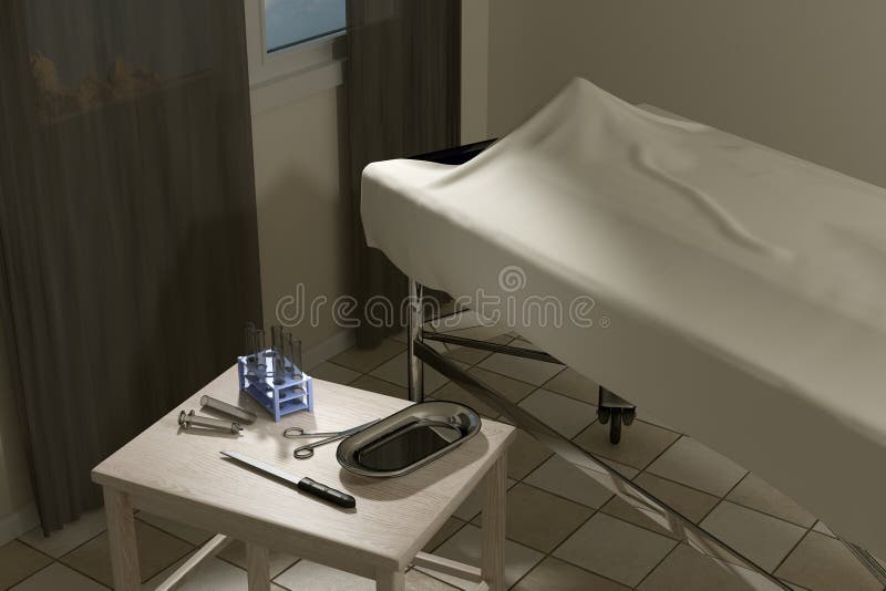 Autopsy stock illustration. Illustration of laboratory - 50824423