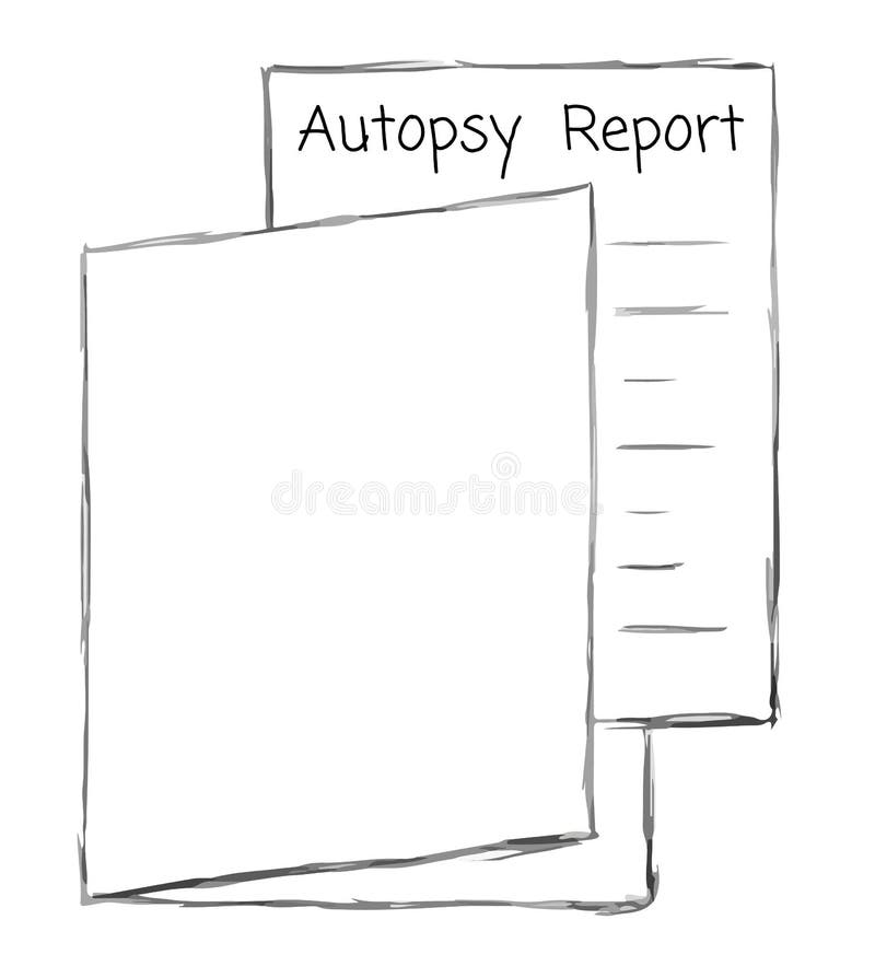 Autopsy Report Stock Illustrations – 14 Autopsy Report Stock ...