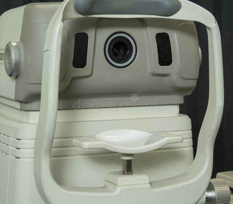 Autorefractor stock photo. Image of optometrist, autorefractor - 66497176