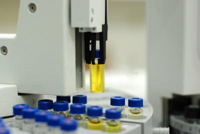 Autosampler of Gas Chromatography Stock Image - Image of pharmaceutical ...