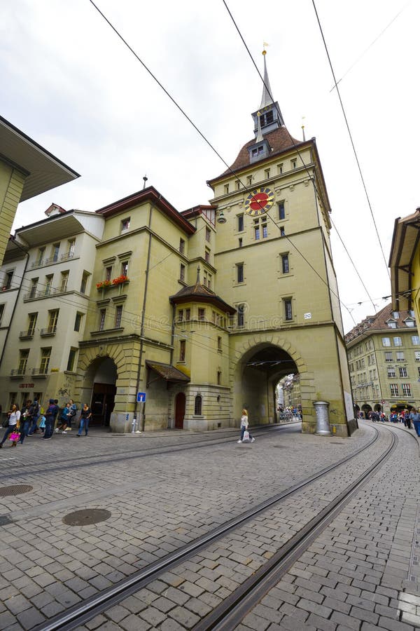 Kaefigturm, Tour De Prison à Berne Image éditorial - Image du ...