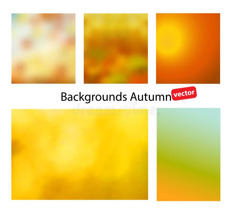 Autumn abstract background stock illustration. Illustration of green ...