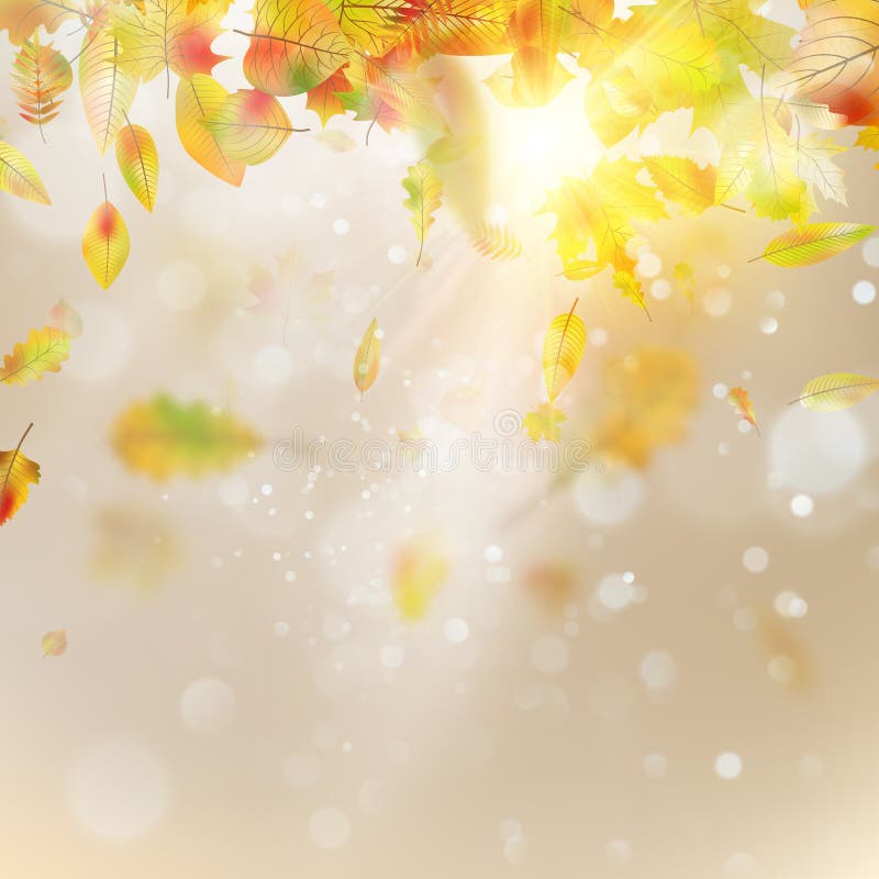 Autumn Abstract Background. EPS 10 Vector Stock Vector - Illustration ...