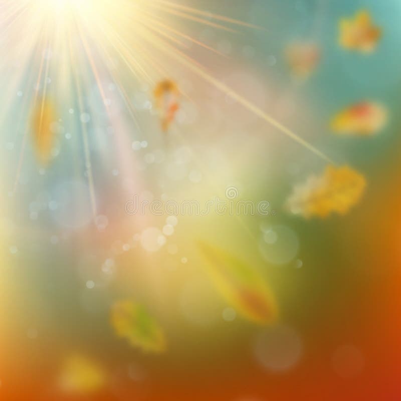 Autumn Abstract Background. EPS 10 Vector Stock Vector - Illustration ...