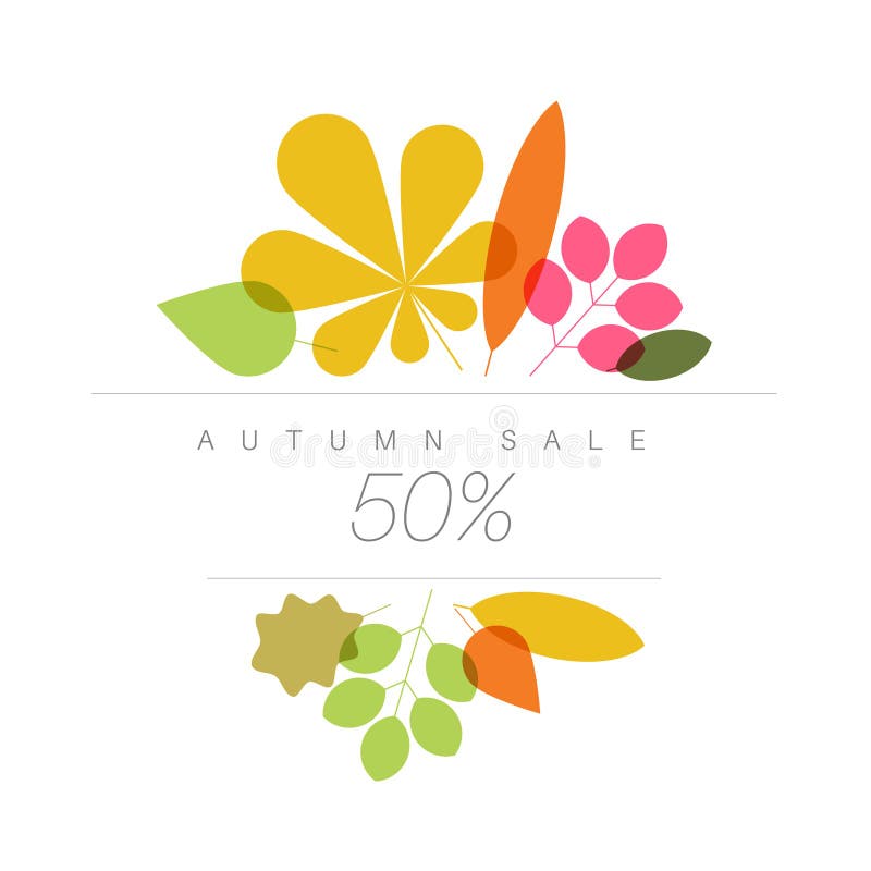 Autumn Abstract Floral Background Stock Vector - Illustration of ...