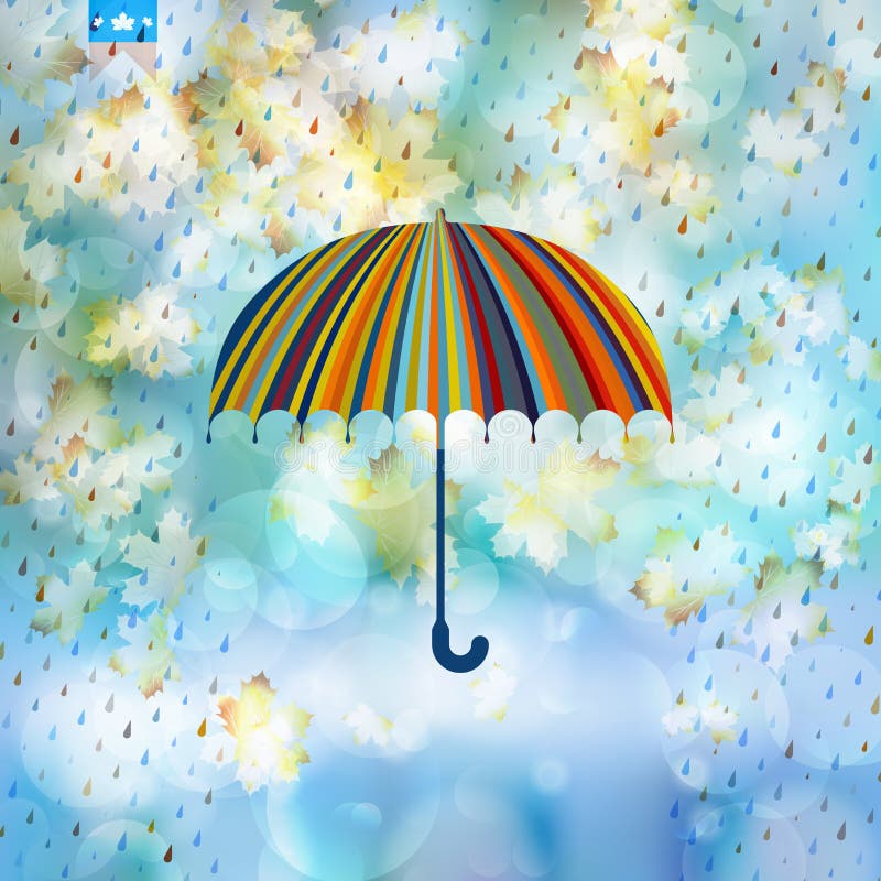 Autumn with Abstract Geometric Shapes. EPS 10 Stock Vector ...