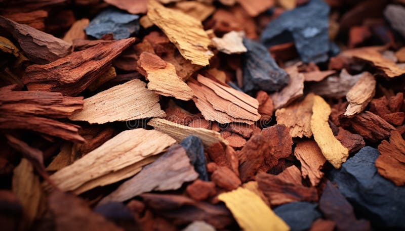 Autumn Abstract, Multi Colored Leaf Stack Creates a Textured Backdrop ...
