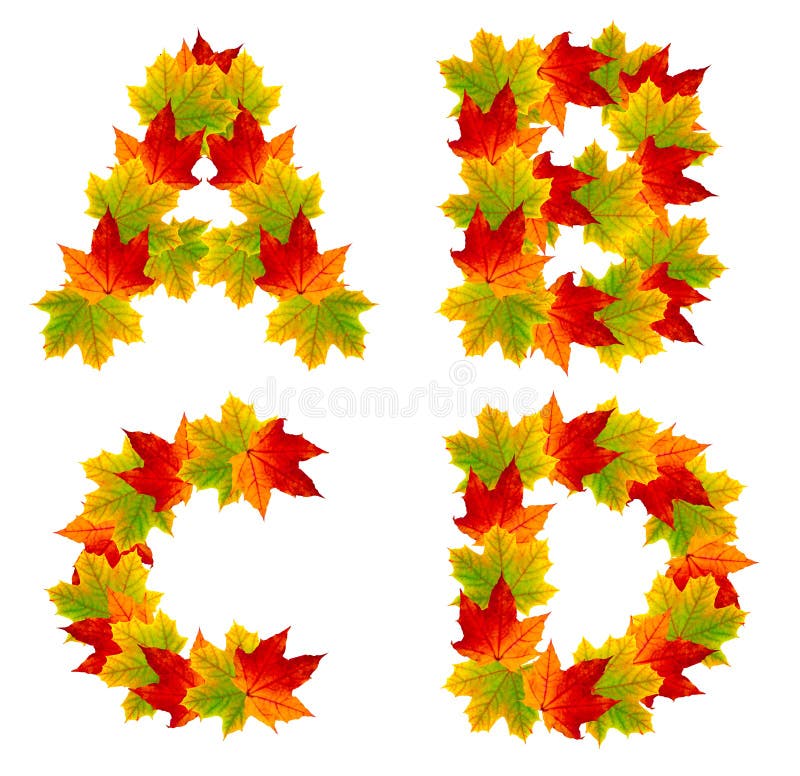Autumn alphabet stock image. Image of elementary, autumn - 33480455