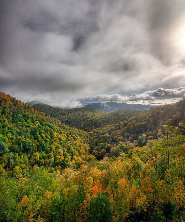 Autumn in the Appalachian Mountains Viewed Along the Blue Ridge Parkway ...