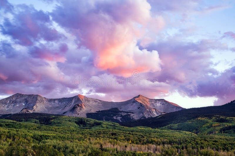 Autumn Aspen Color stock photo. Image of blue, foliage - 186070202