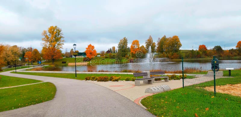 Autumn stock image. Image of city, leaf, memorial, flower - 251571565