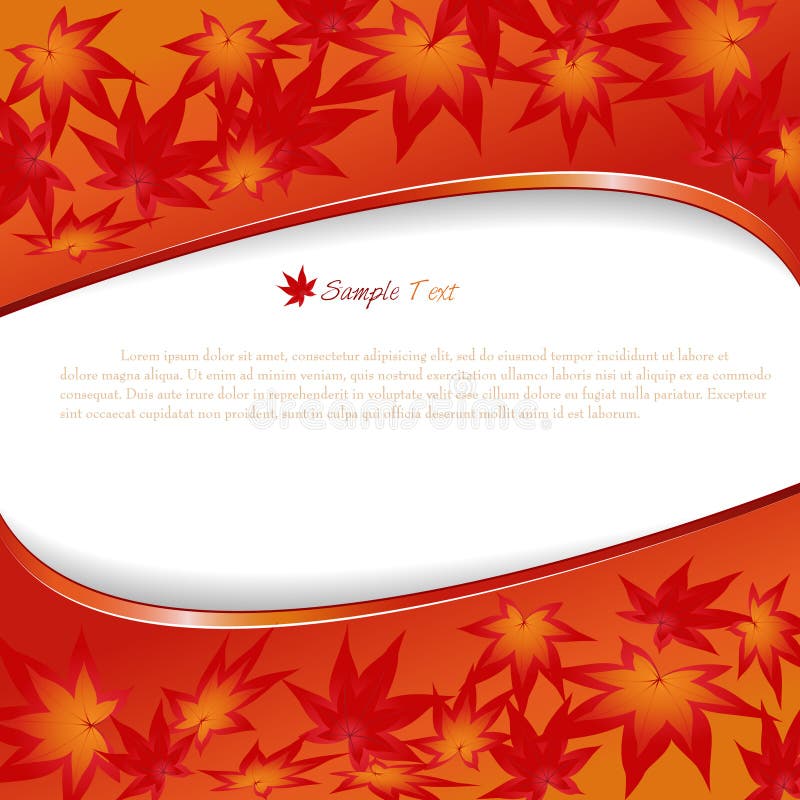 Autumn background. stock vector. Illustration of decoration - 10752276