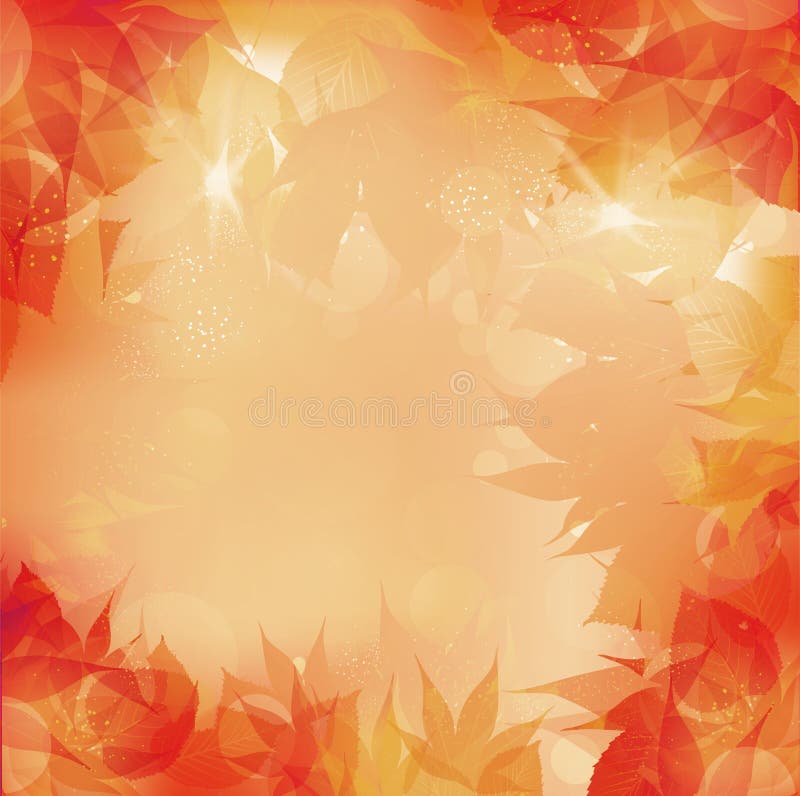 Autumn background stock illustration. Illustration of border - 61560862