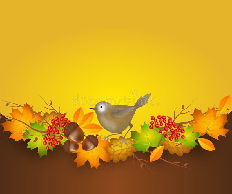 Autumn background stock illustration. Illustration of fall - 60763947