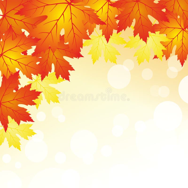 Autumn Background. Square Autumn Background Stock Vector - Illustration ...