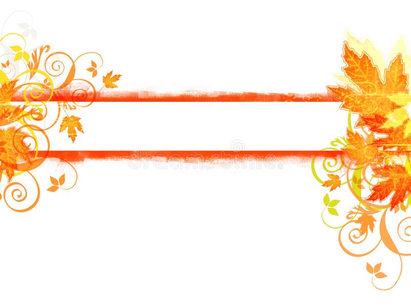 Autumn banner stock illustration. Illustration of golden - 7126693