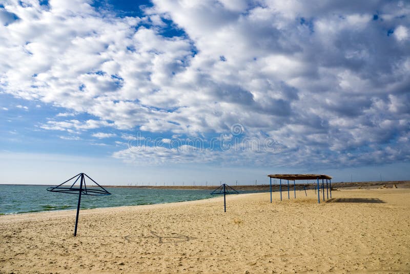 Autumn beach stock photo. Image of autumn, deserted, fungi - 28267730
