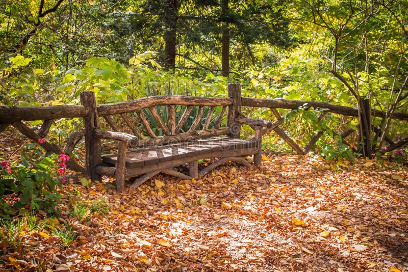 Autumn Bench stock photo. Image of tourism, autumn, nature - 62045536