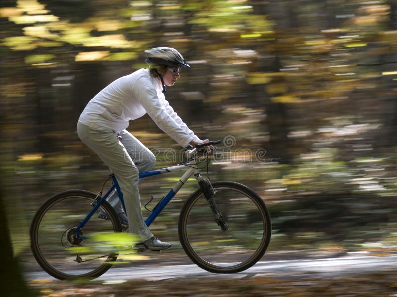 Autumn bike riding stock image. Image of orange, fall - 6685957
