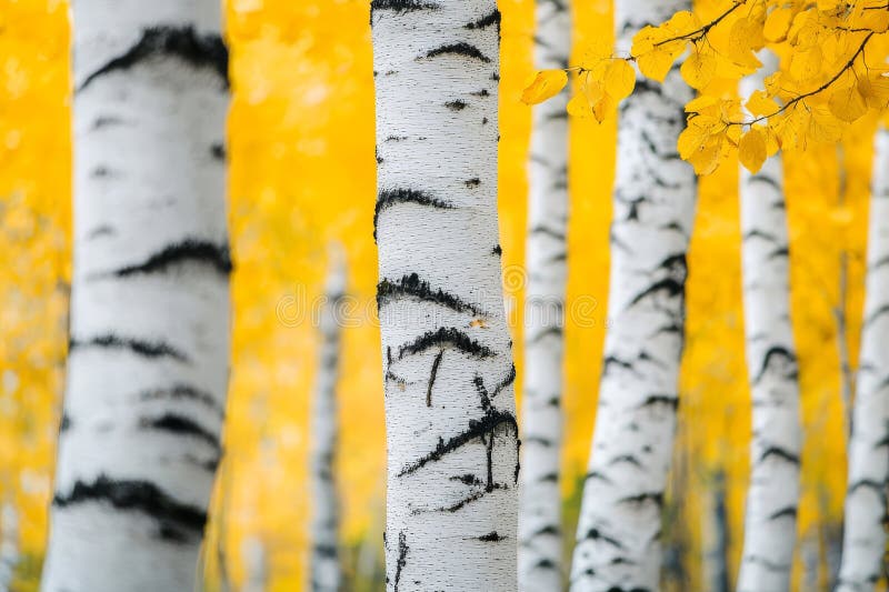 During Autumn, Birch Trees are Coppiced, Especially White Birches Stock ...