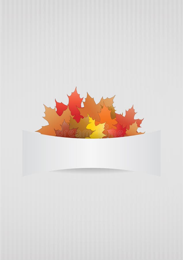 Autumn blank stock vector. Illustration of natural, background - 45396332