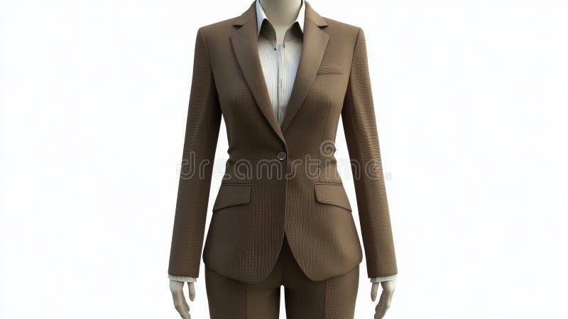 An Autumn Blazer or Overcoat Made from Costume Fabric is Displayed in a ...