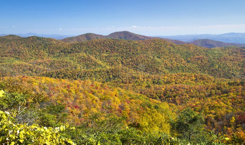 Autumn, Blue Ridge Parkway stock image. Image of virginia - 27649495